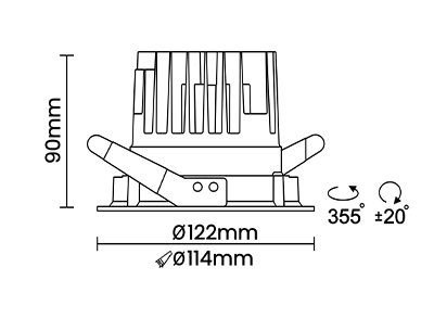 Go Pro 50 AR - 15W | Abby Lighting