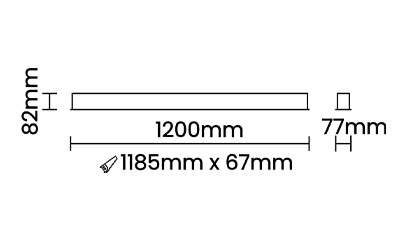iNline R 120 - 40W | Abby Lighting
