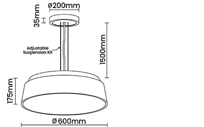 Invictus 60 - 40W | Abby Lighting