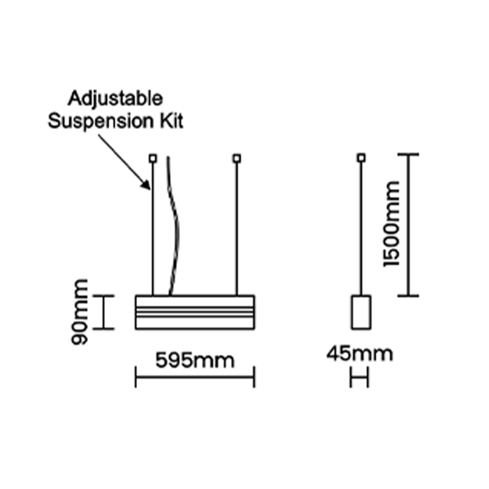 Twinline P OPD 60 - 10W | Abby Lighting